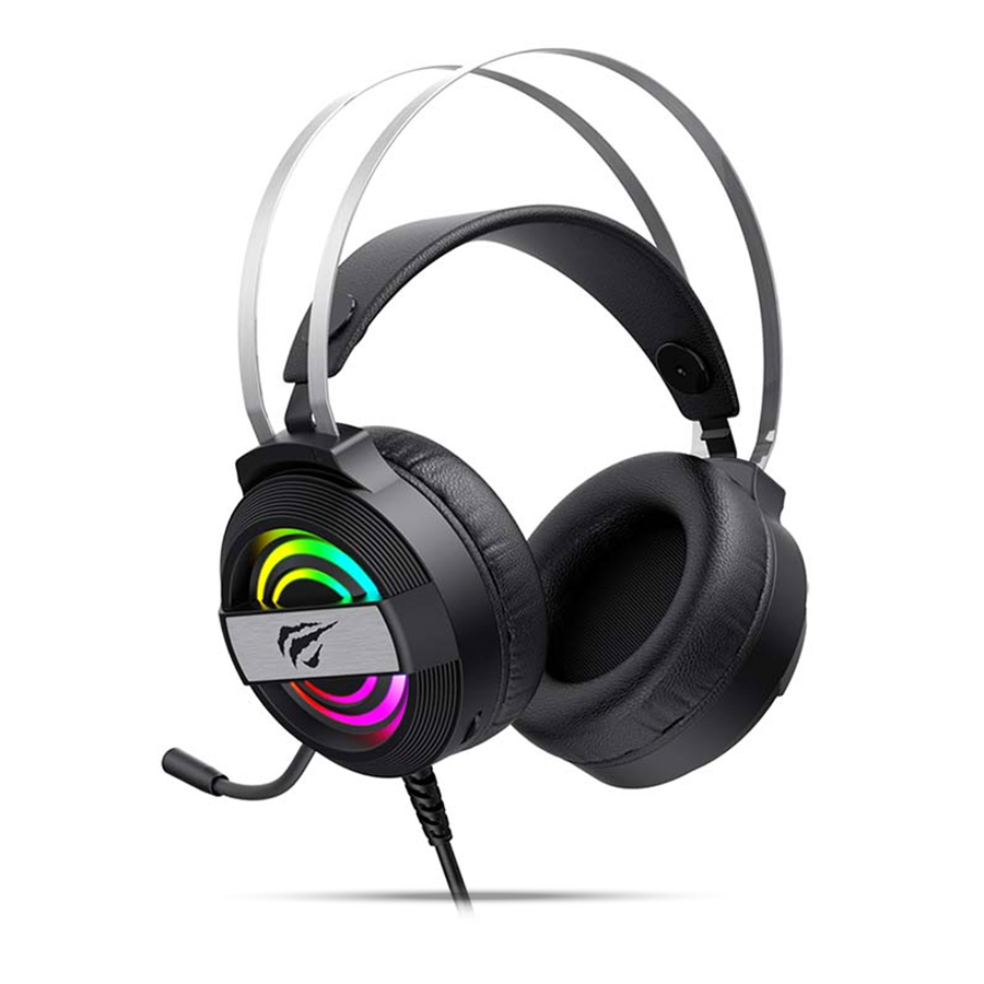 Havit GAMENOTE H2026d RGB USB + 3,5 mm-es Gamer Fejhallgató ...